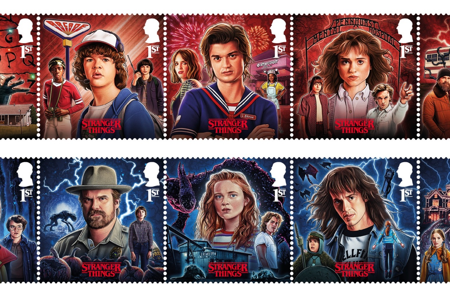 Royal Mail celebrates Stranger Things finale with stamp set | Radio NewsHub