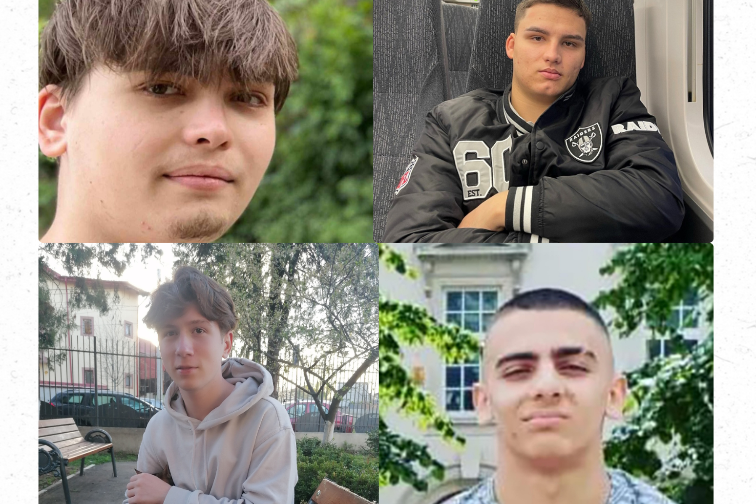 Families pay tribute to four men killed after their car crashed into a ...