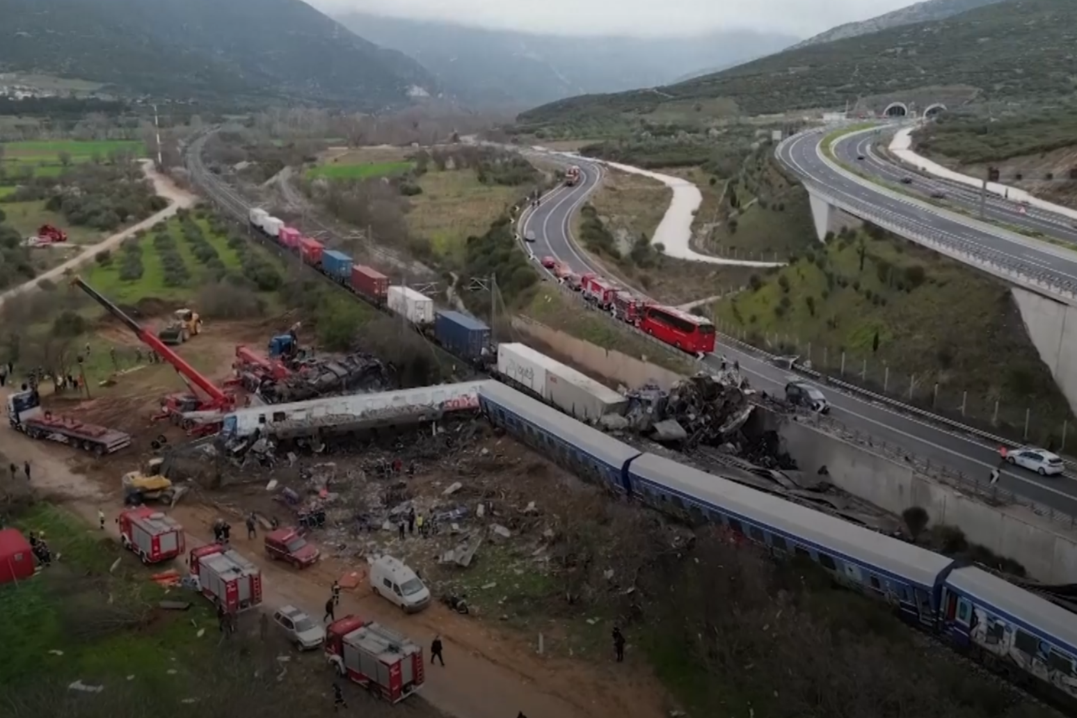 Greek stationmaster arrested after train crash kills at least 36 ...